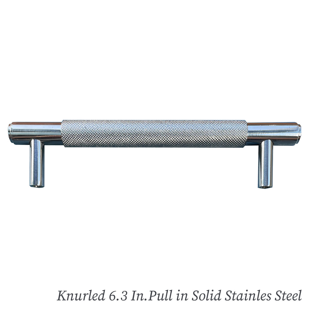 Solid Brass Modern cabinet hardware Knurled Pulls knobs – Reclaimed ...